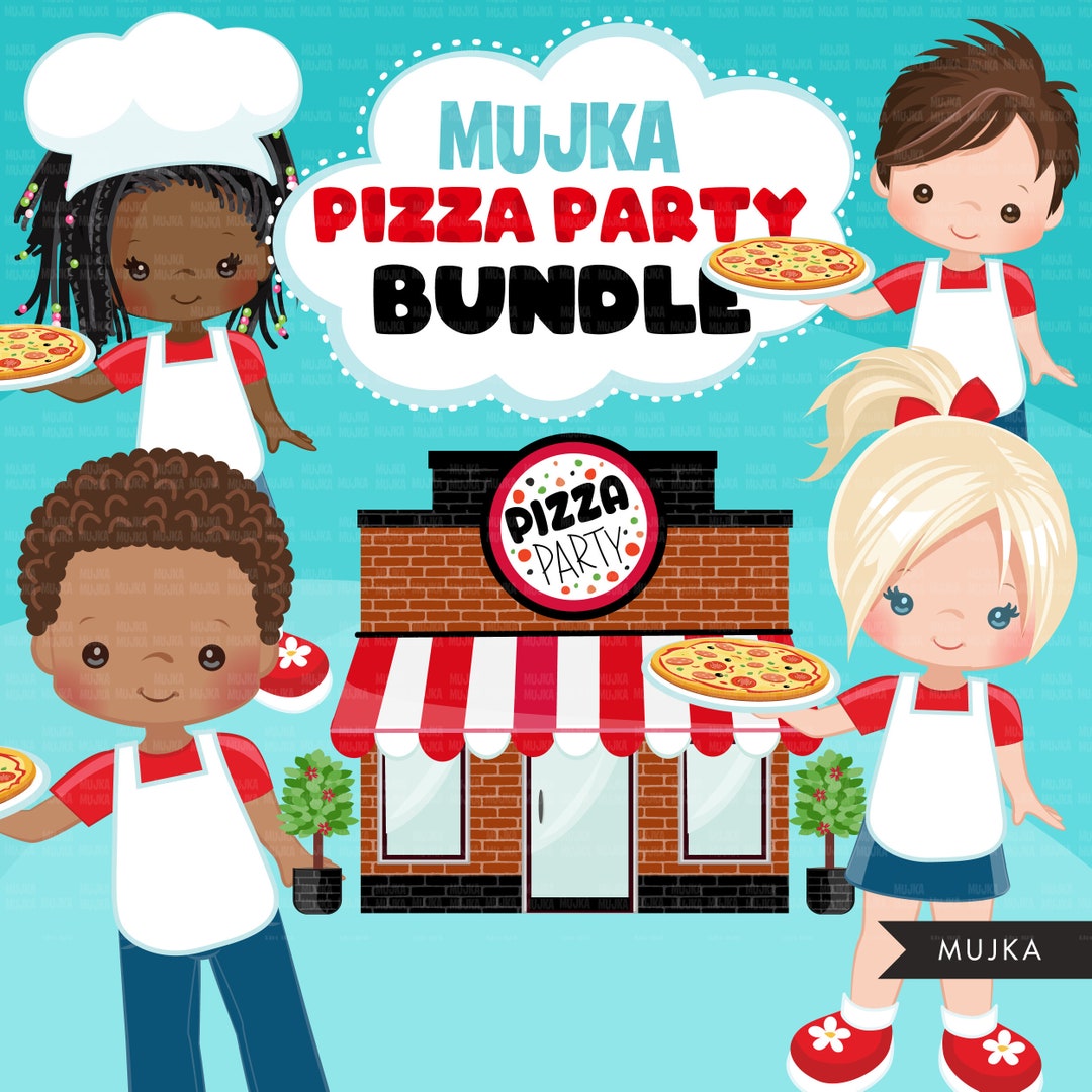 Pizza Clipart Bundle, Pizza Chef, Pizza Shop Bundle Sublimation Designs ...