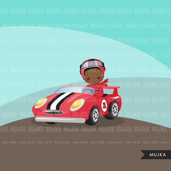 Race Car Driver Clipart