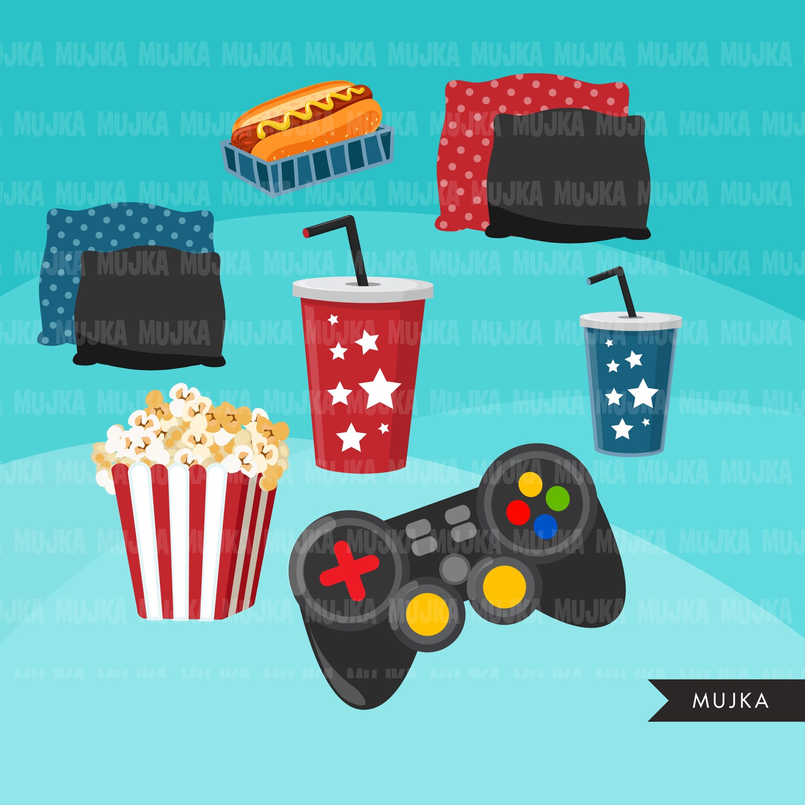Video Game Clipart Bundle Gamer Boys Gamer Girls House - Etsy