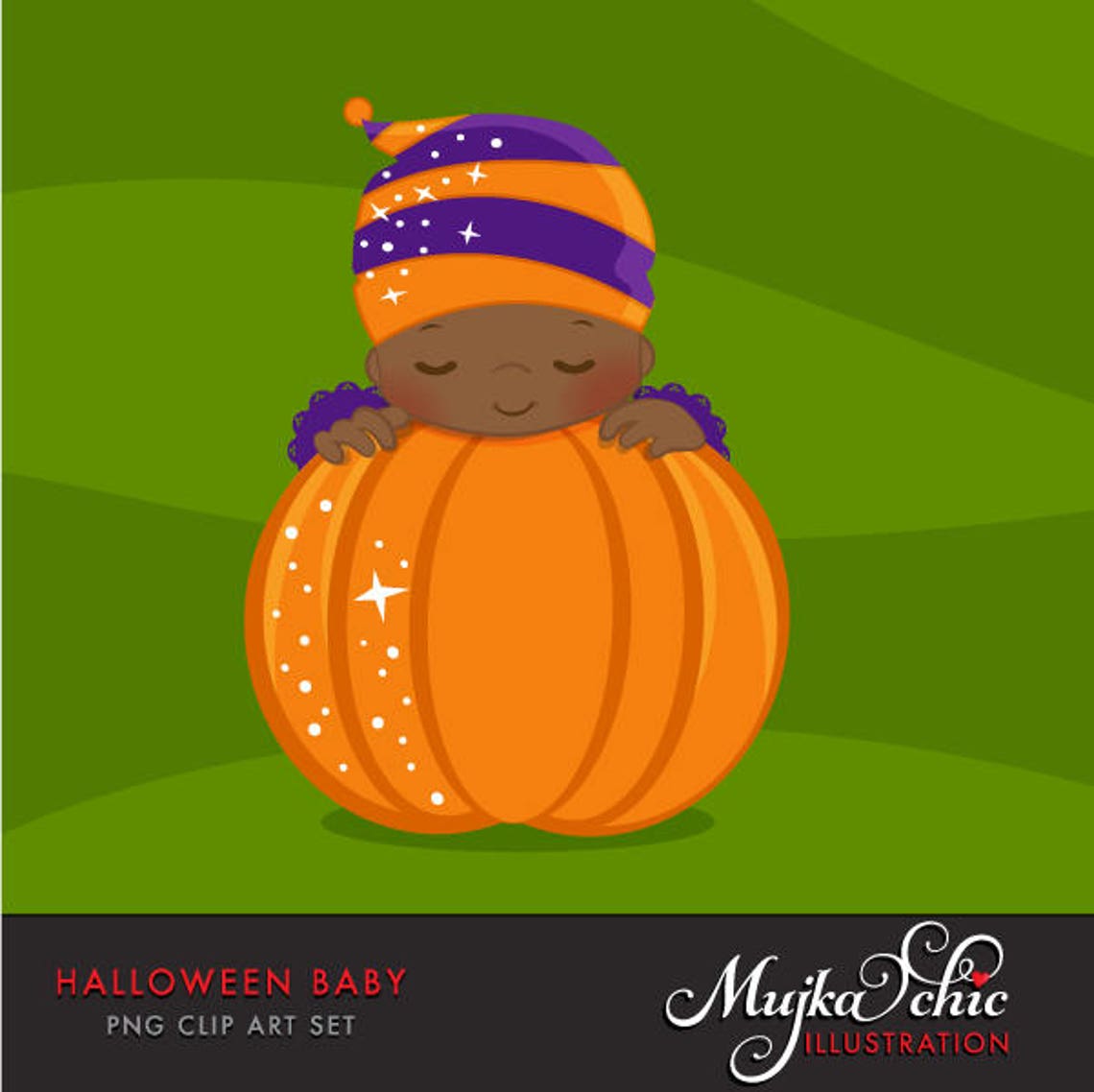 Halloween Baby Clipart. New Baby Graphics for Halloween | Etsy