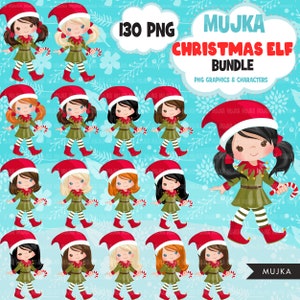 Christmas Elf Bundle, Elf Png, Elves Clipart, African American Elf ...