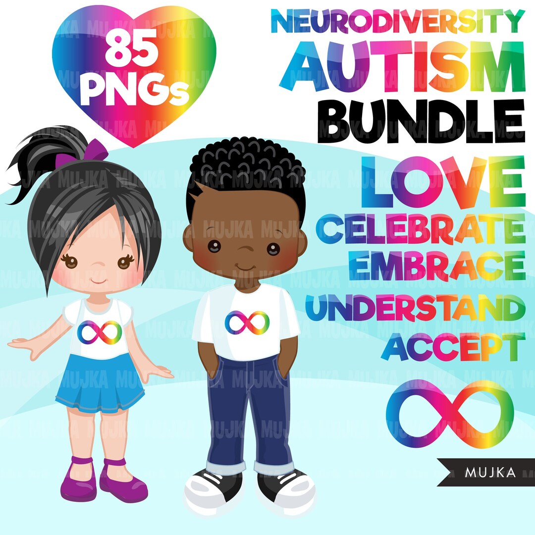 Neurodiversity Bundle, Autism Bundle, Neurodiversity Png, Celebrate Png ...