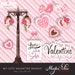 Valentine Clipart and Invitation Bundle With Cute Characters. Valentine ...