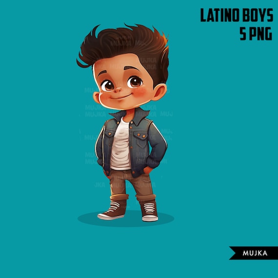 Jumeaux Hispaniques Art De Garçons Latinos, Frères Et Sœurs Png,