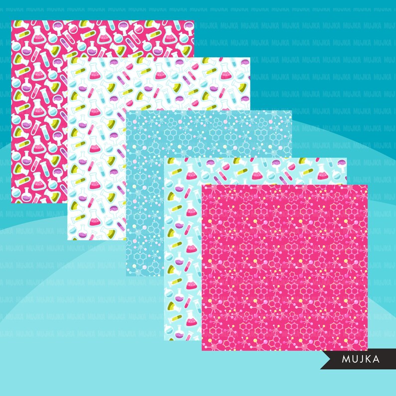 Science Clipart Bundle, School Graphics, Laboratory Bundle Sublimation ...