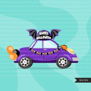 Drive-by Halloween Clipart, Drive Through Party, Parade Clipart ...