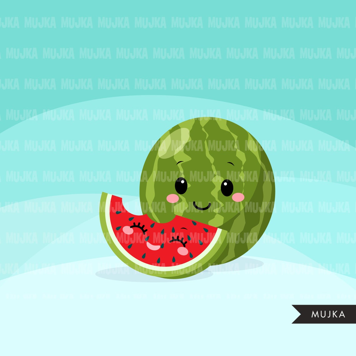 Melon Clipart, Watermelon Graphics, One in a Melon, Popsickle, Cupcake ...