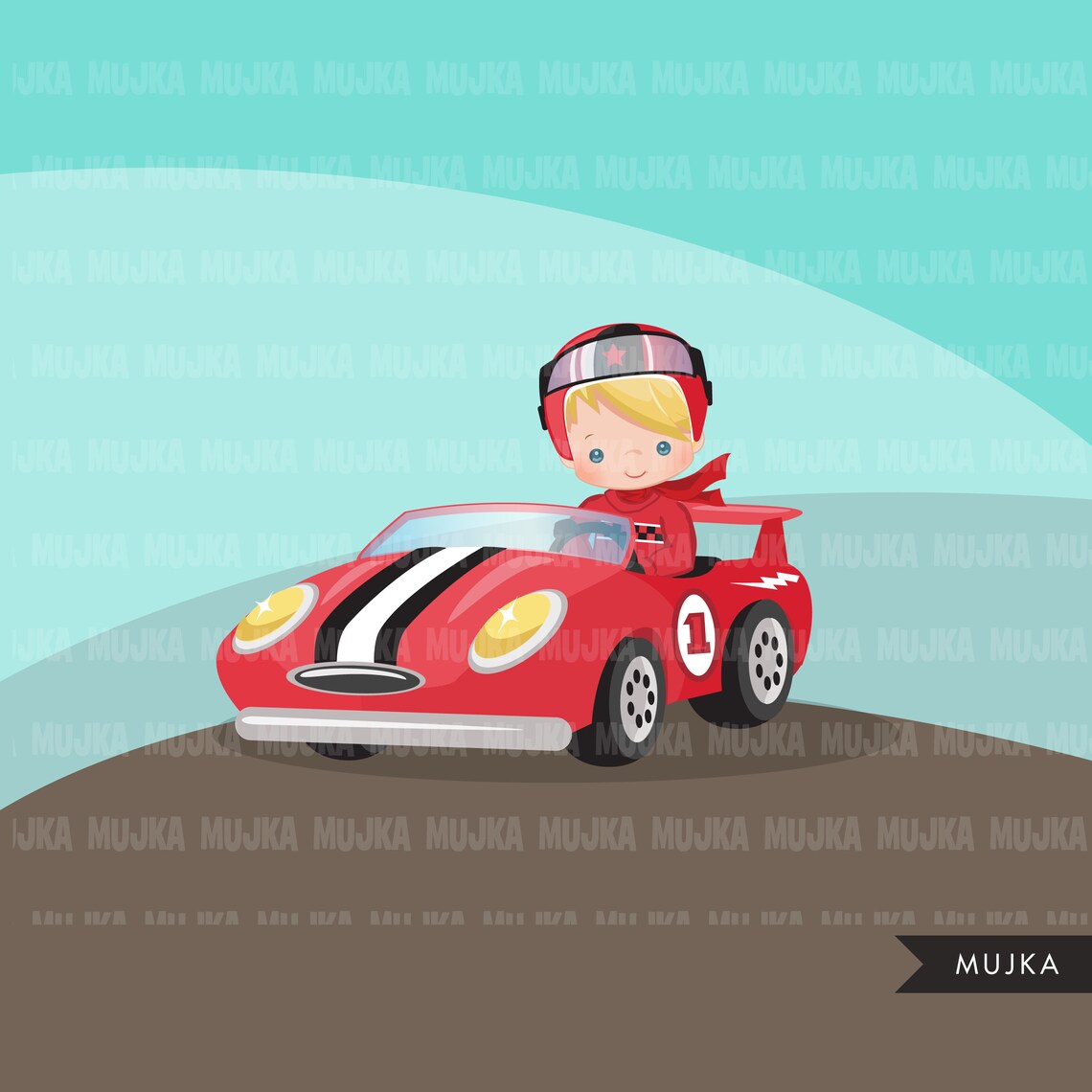 Car Racing Clipart. Race Car Driver Formula 1 Graphics Boys - Etsy