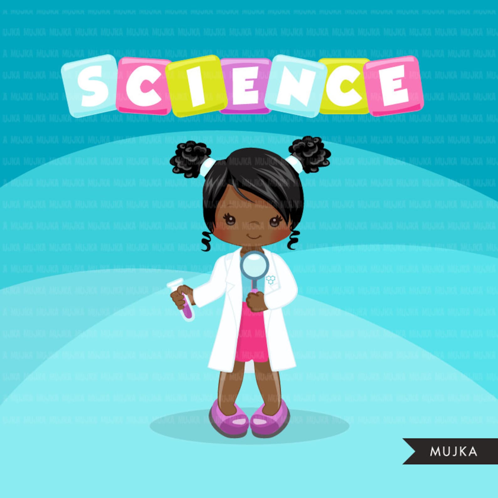 Science Clipart. Scientist Kids Graphics Lab School Elements - Etsy