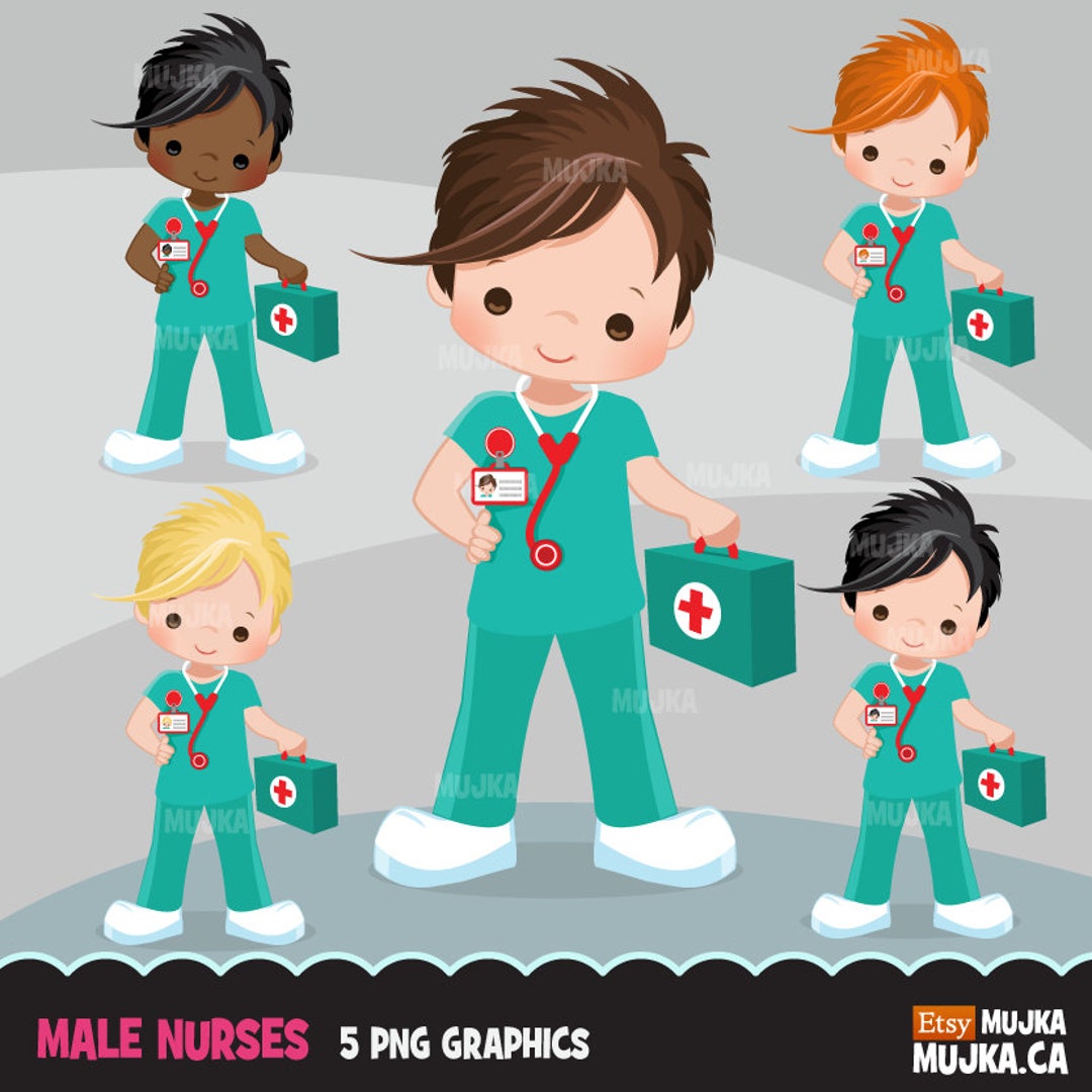 Male Nursing Clip Art