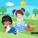 Picnic Clipart Bundle, Best Friends Clipart, Spring Graphics ...