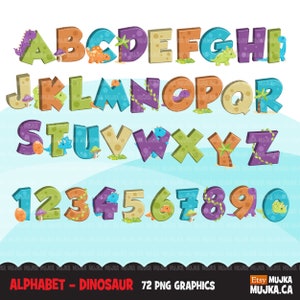 Alphabet Clipart Bundle, Christmas, Monsters, Rainbow, Baby Boy and ...