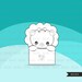 Valentine's Day Digital Stamps. Valentine Love Letters Graphics, Kawaii ...
