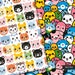 Cute Animals Papers, Kawaii Baby Animal Seamless Background, Nursery ...
