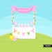 Pink Lemonade Stand Clipart. Cute Spring Summer Birthday Graphics ...