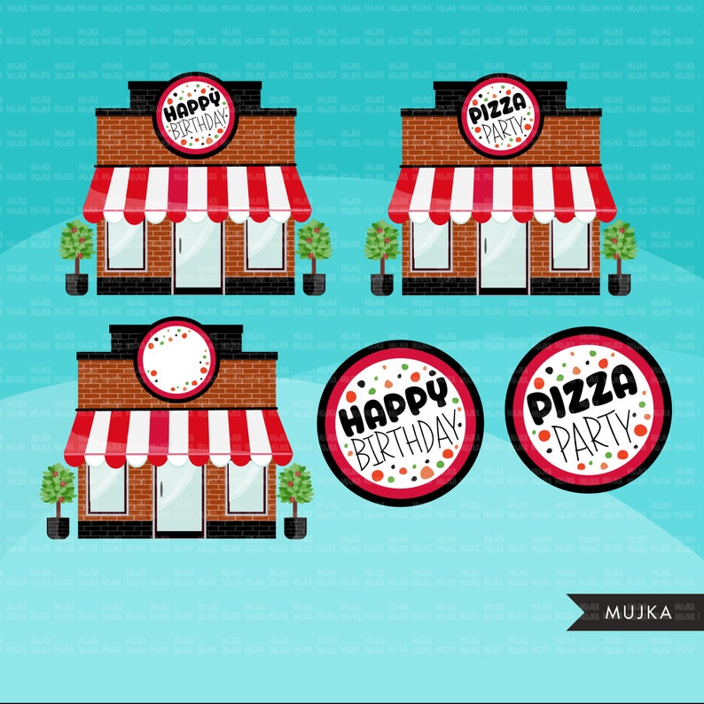 Pizza Clipart Bundle Pizza Chef Pizza Shop Bundle - Etsy
