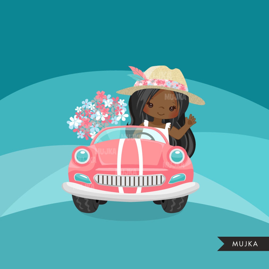 Car Driver Clipart, Chic Characters, Black, Card Making, Planner ...