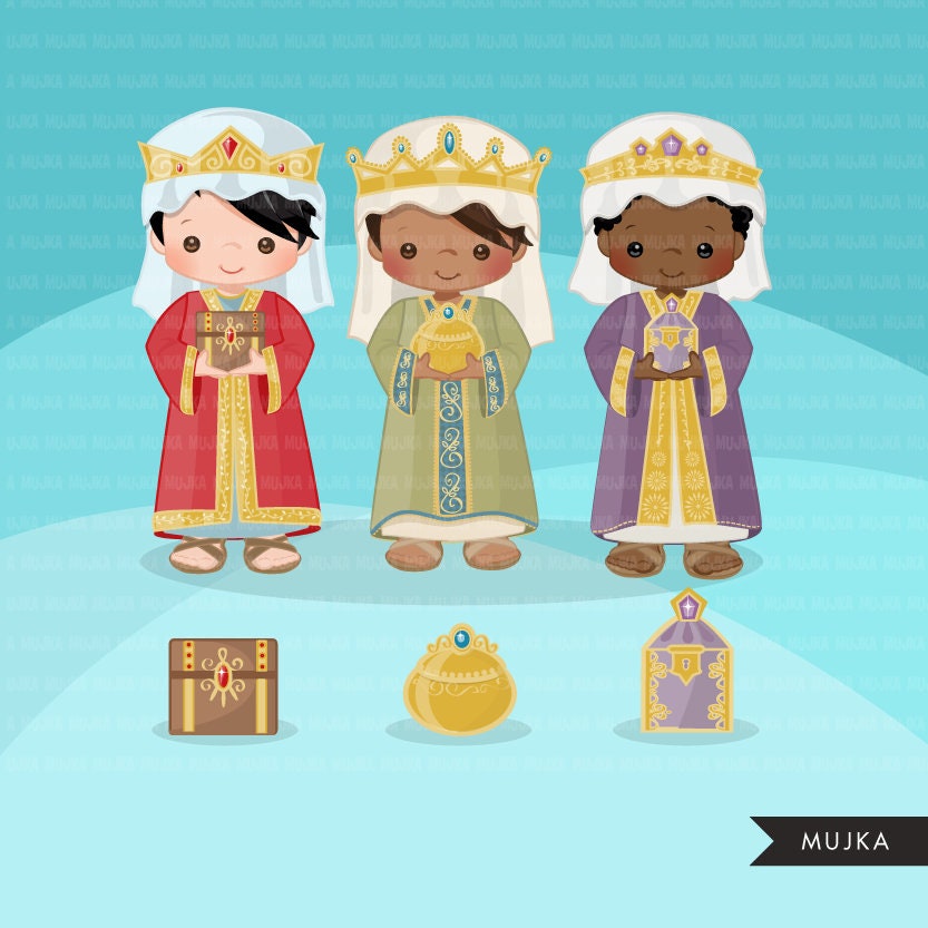 Nativity Clipart, Religious Illustration, Bible Graphics, Baby Jesus ...