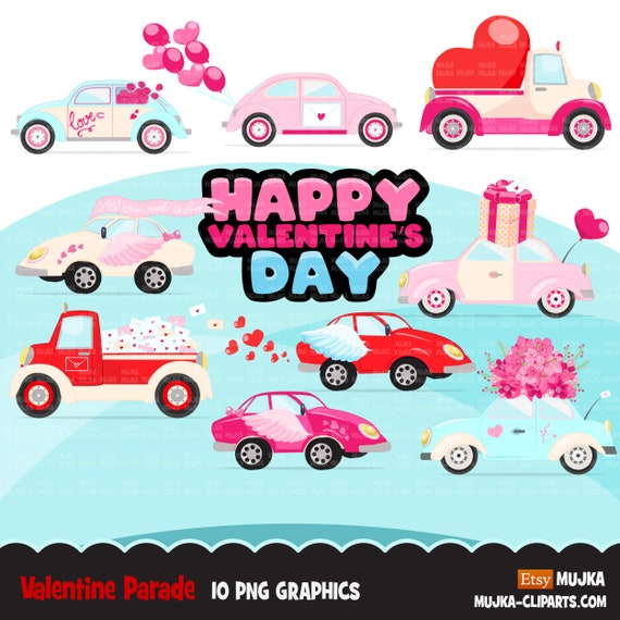 Valentine Trucks Png Valentine Cars Png Valentine Clipart | Etsy