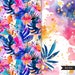 Tropical Floral Digital Papers, Flower Summer Pattern Background ...