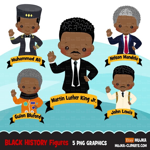 Black history clipart, black history figures Martin Luther King Jr ...