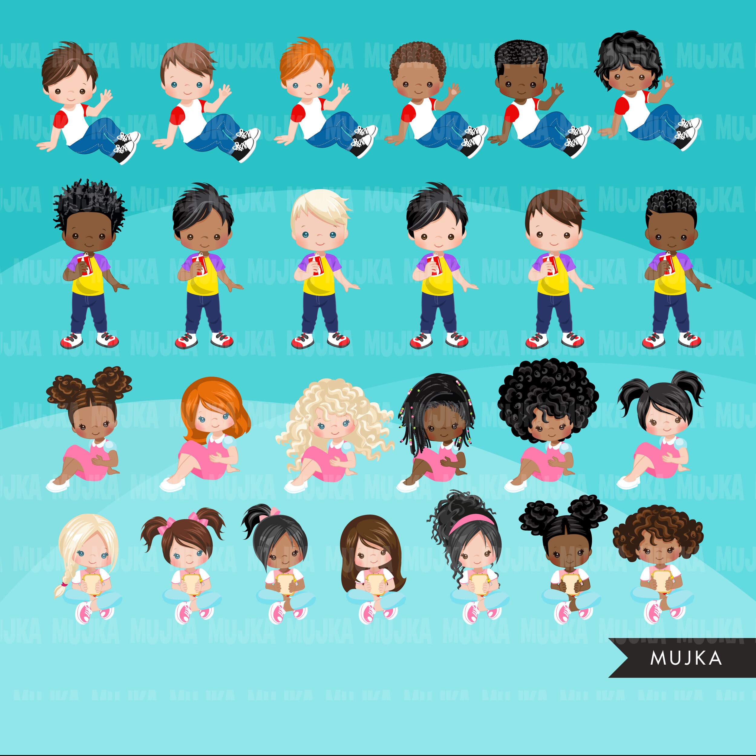 Picnic Clipart Bundle Best Friends Clipart Spring Graphics - Etsy Canada