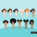 Paper Doll Clipart, Winter Outfits, Winter Dress up Party, Girl Fashion ...