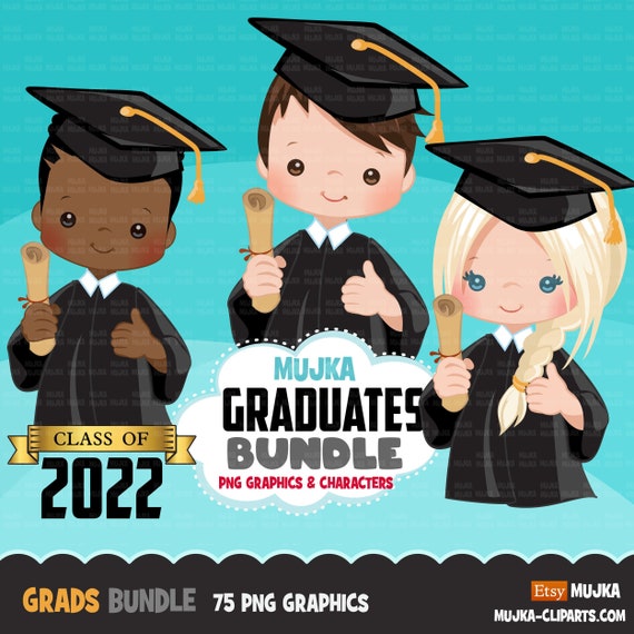Class of 2022 png, grad bundle, Graduation clipart bundle, grads ...