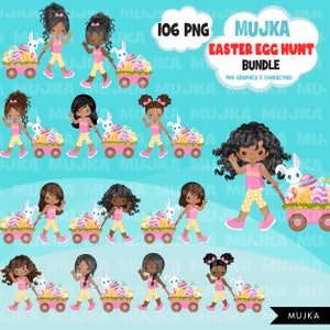 Easter Bundle, Easter Png Bundle, Egg Hunt Bundle, Easter Kids, Easter ...