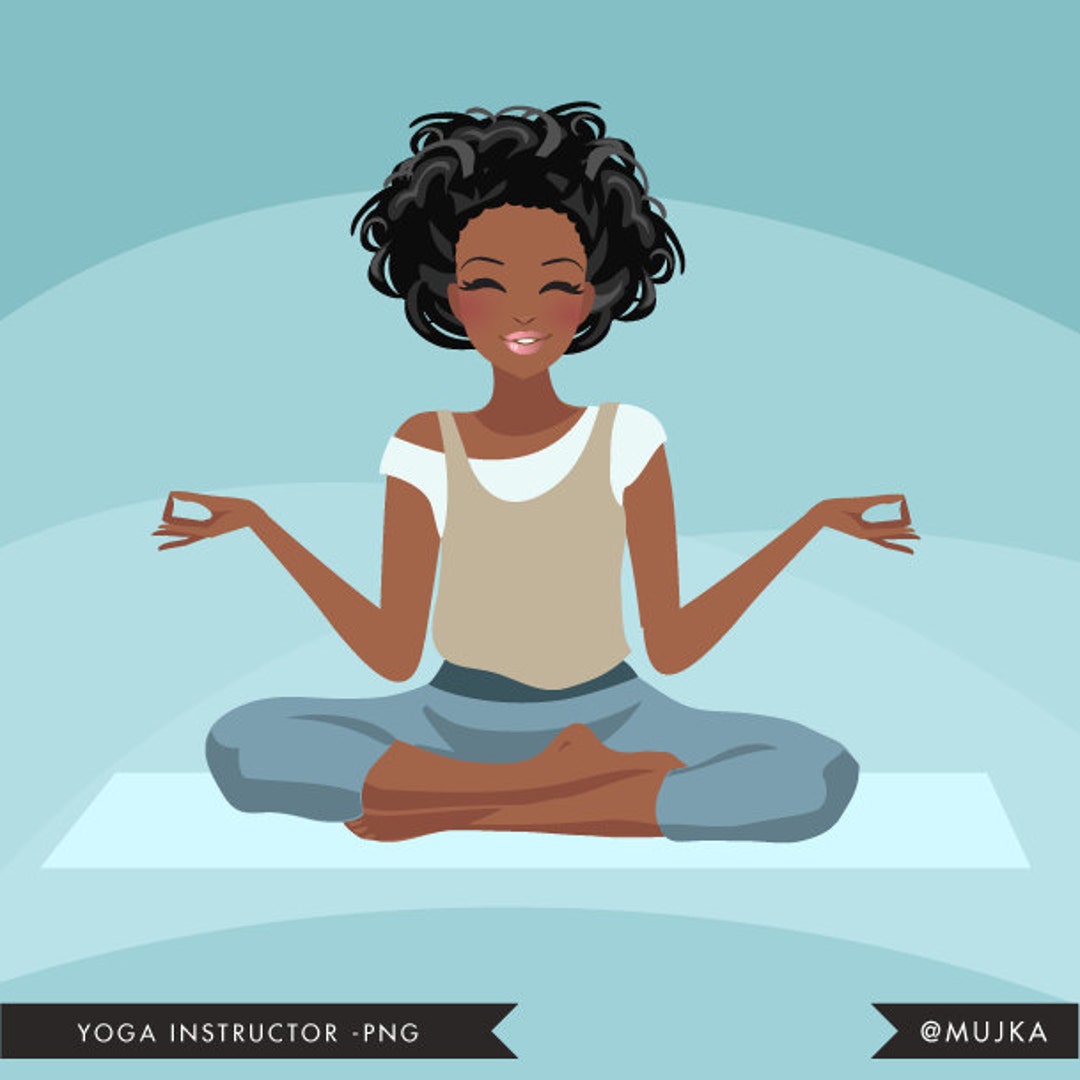 Yoga Png, Yogi Clipart, Meditation Clipart, Healthy Life Png, Black ...