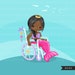 Special Needs Wheelchair Clipart, Mermaid Princess Clipart, Disability ...