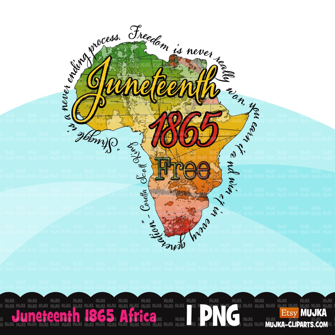 Juneteenth Png, Juneteenth Clipart, Juneteenth Africa Map, Black ...
