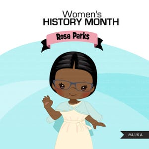 Women's History Month Figures PNG Clipart Bundle, Marie Curie, Ada ...