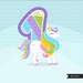 Unicorn Numbers Clipart Rainbow Unicorns With Birthday - Etsy