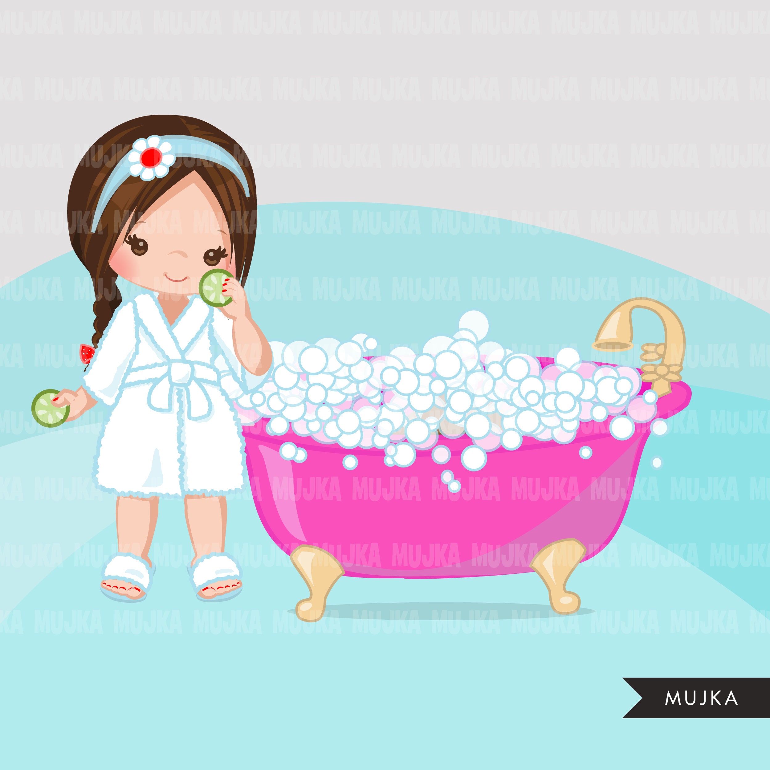 Spa Png Spa Clipart Spa Graphics Spa Birthday Party Bubble - Etsy Canada