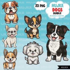Dogs Png, Puppy Png, Pets Clipart Bundle, Cute Dogs Clipart, Best ...