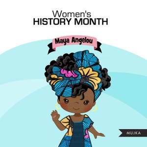 Women's History Month Figures PNG Clipart Bundle, Marie Curie, Ada ...