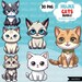 Cats Png, Kitten Png, Pets Clipart Bundle, Cute Cats Clipart, Best ...