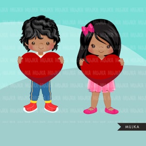 Valentine Clipart BUNDLE, Valentine's Day, Best Friend Gifts, Siblings ...