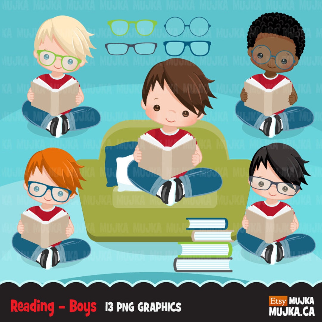 Reading Clipart, School Activity, Homework, Student Graphics, Planner ...