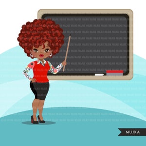 Teacher Clipart, Black Woman Png, School Clipart, Education Clipart ...
