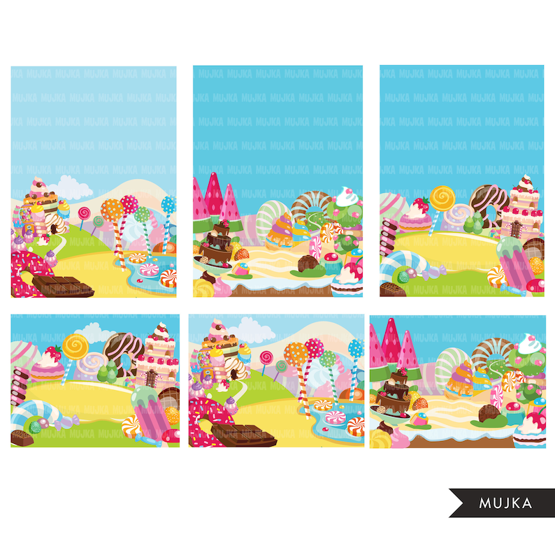Candy Land Printable Png Candy Land Birthday Backdrops - Etsy Canada