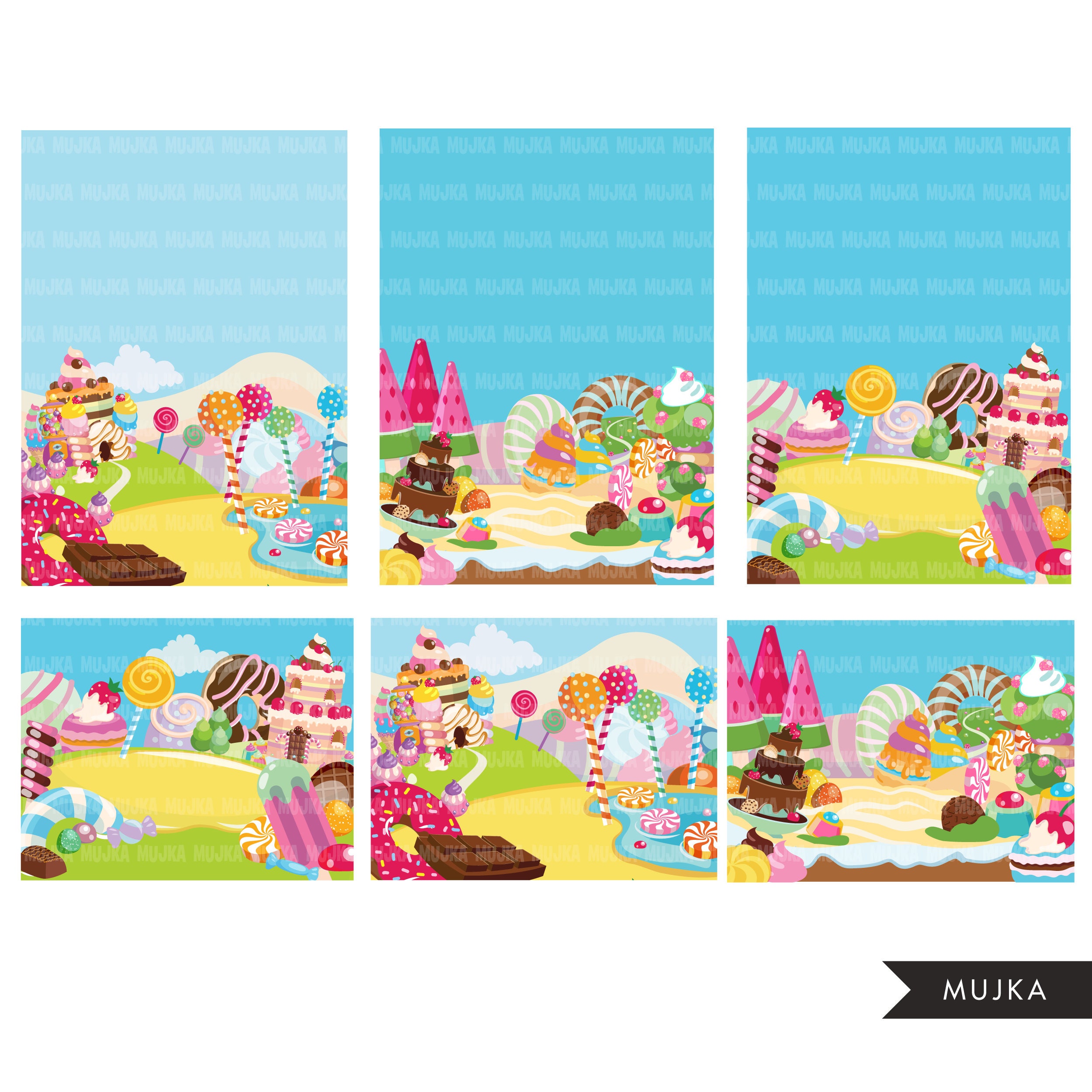 Candy Land Printable Png Candy Land Birthday Backdrops - Etsy Canada