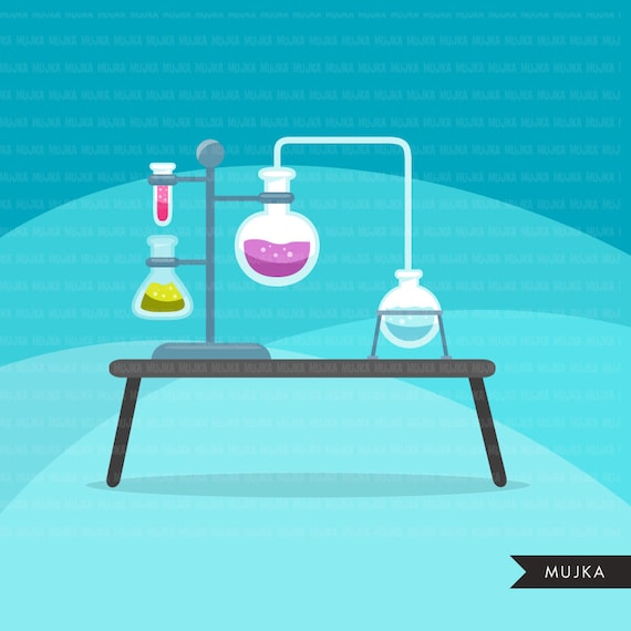 Science Lab Table Clip Art