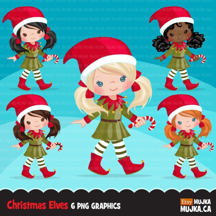 Elf Clipart, Christmas Clipart, Christmas Elves Png, Cute Elf ...