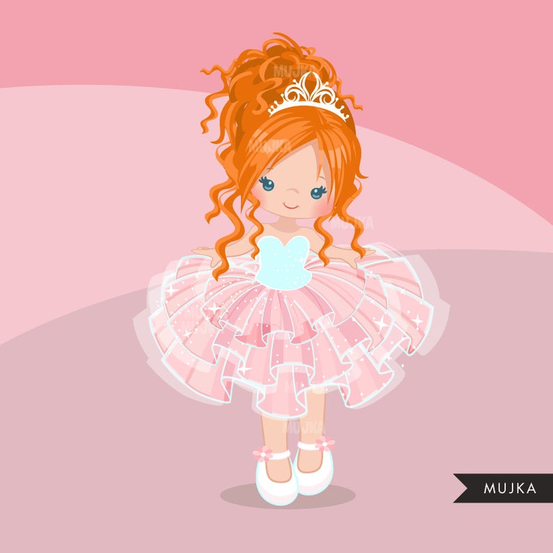 Pink Tutu Clipart. Cute Ballerina Graphics Ballet Party - Etsy