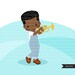 Trumpet Clipart, Music Instruments Clipart, Education Graphics, School ...