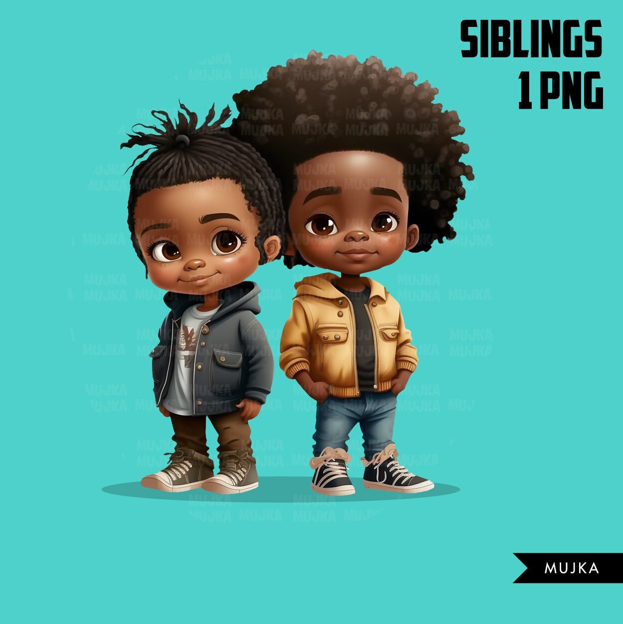 Black Boys Art, Siblings Png, Friends Png, Family Png, Black Boys ...