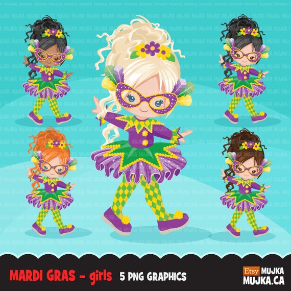 Mardi gras clipart, carnival clip art, masquerade party, illustration ...