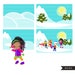 Snowball Fight Clipart, Winter Graphics, Outdoors, Snowman, Snow ...